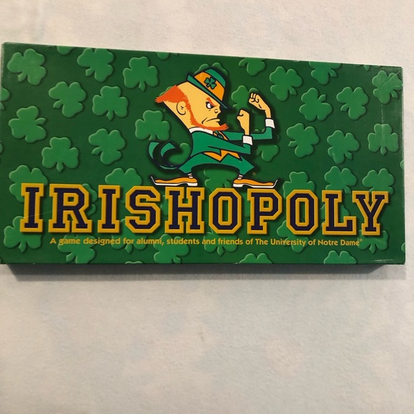 Late for the Sky | Games | Notre Dame Fighting Irish Irishopoly Board ...